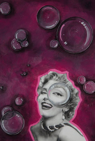 "for real" - pop art fine art print – kweenie studio