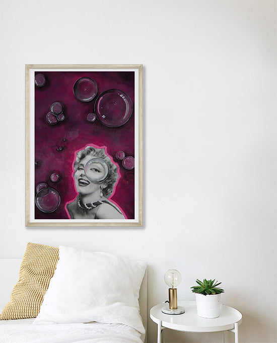 "for real" - pop art fine art print – kweenie studio